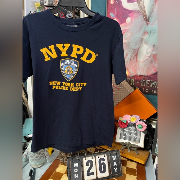 Nypd | Shirts | Vintage Nypd Big Logo Y2k Shirt Mens Rare | Poshmark